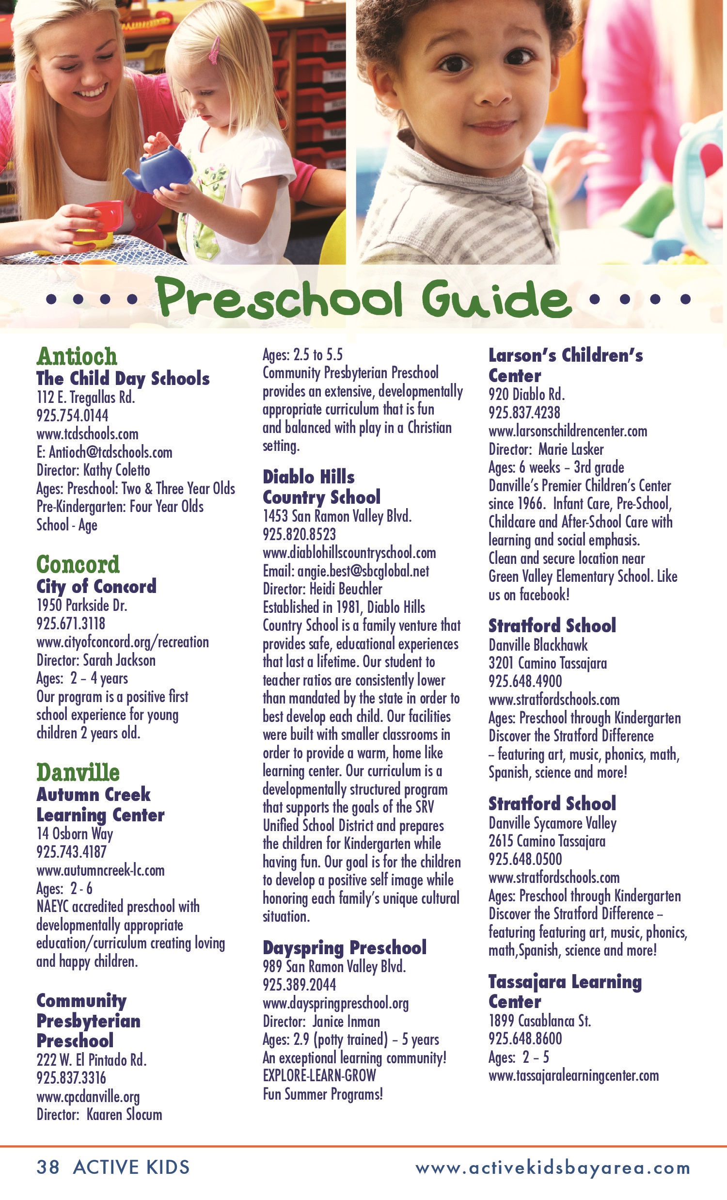 Preschool Guide! - Active Family Magazine